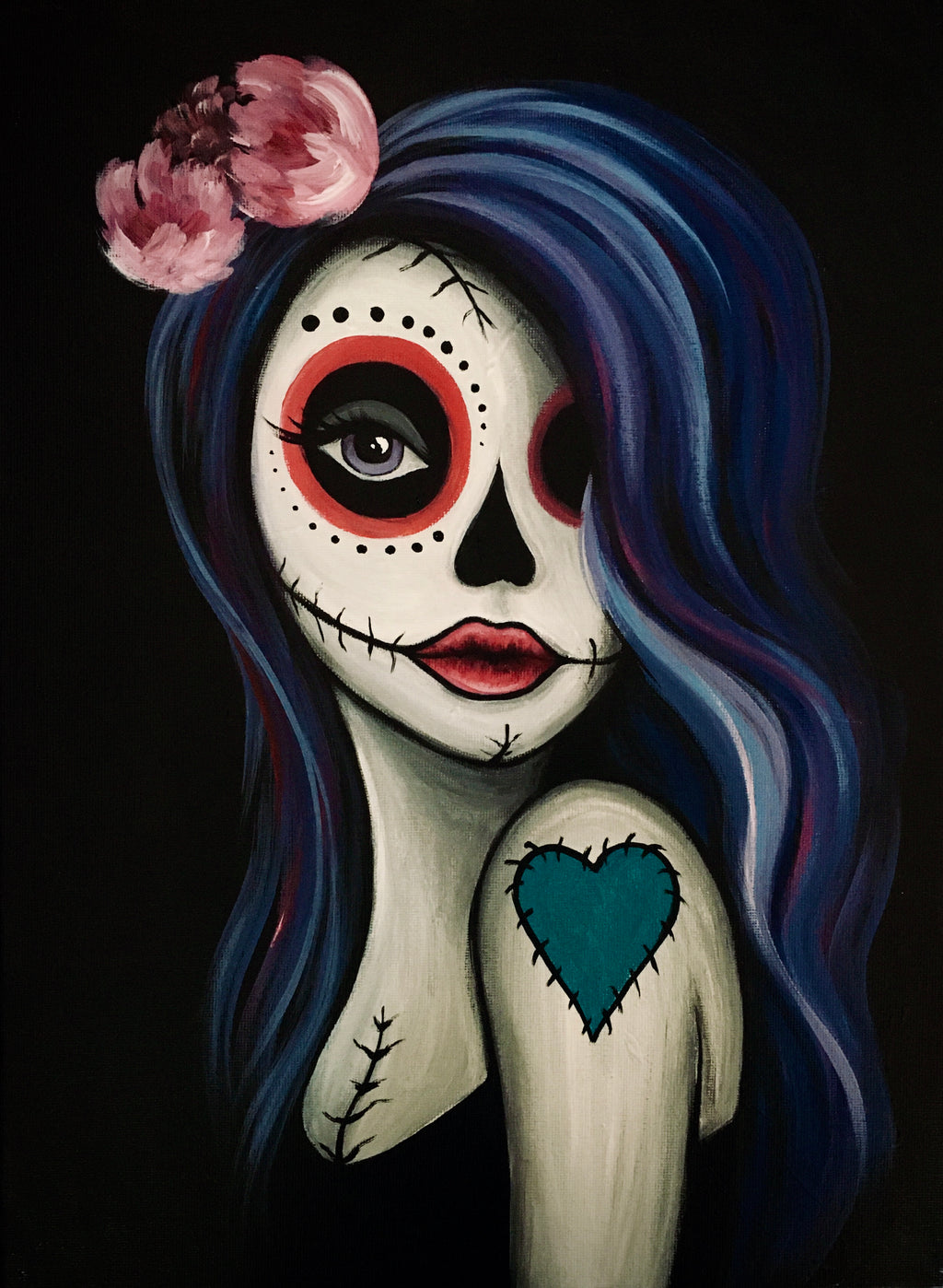 Drop Dead Gorgeous 2 - Acrylic | Instructor: Liesl – Artists Palette Durham