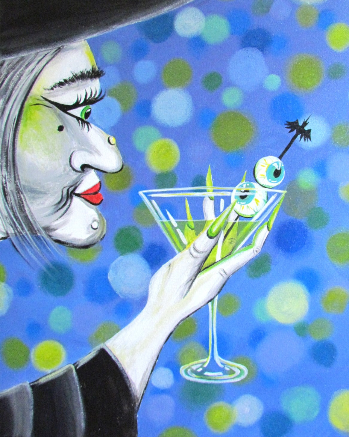 Eye-tini - Acrylic | Instructor: Chris – Artists Palette Durham