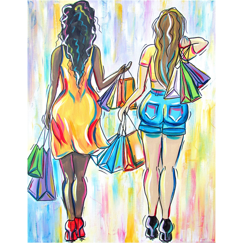 Shopping Spree - Acrylic | Instructor: Chris – Artists Palette Durham
