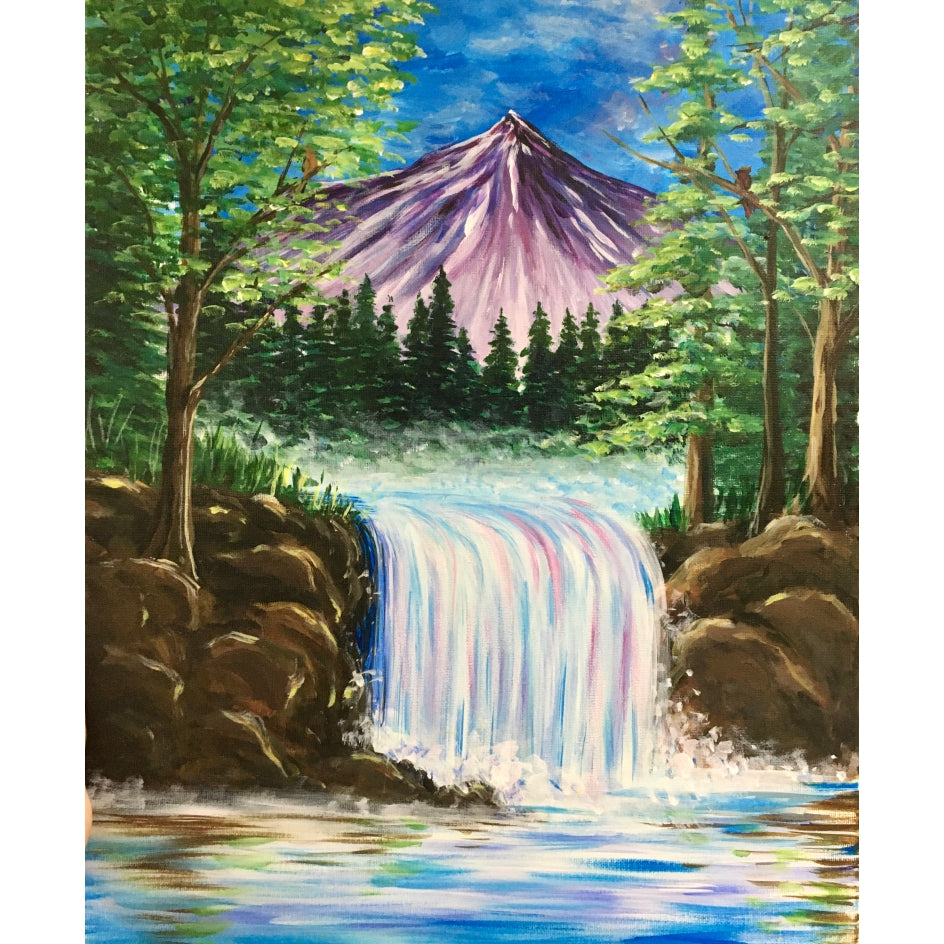 Beginners Landscape - Acrylic | Instructor: Liesl – Artists Palette Durham